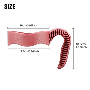 BRAVECOW Handle for YETI Cup 30 oz Tumblers Coffee Cup Replacement Handle Anti Slip Travel Mug Grip Cup Holder (2PCS Black)