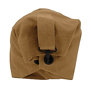Rothco Canvas Double Strap Duffle Bag: 89.6L Capacity for Durability and Convenience – Coyote Brown