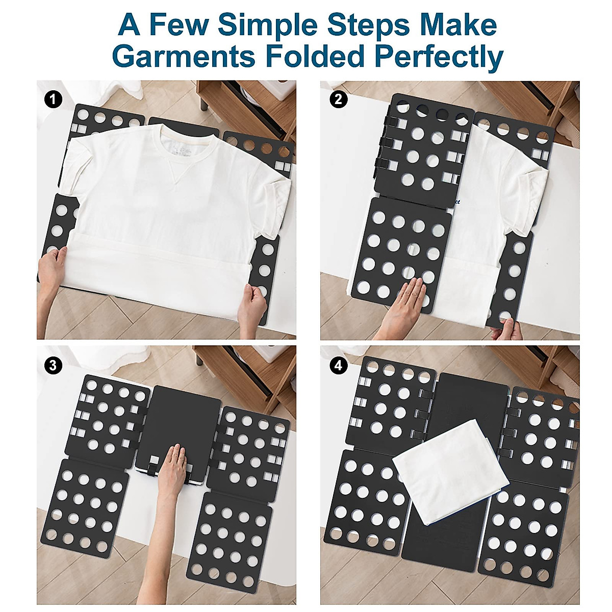 Sealegend Shirt Folding Board Shirt Folder Clothes Folding Board Durable Plastic t Shirts Clothes Laundry folders