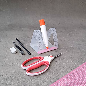 STANDIY Liquid Glue Stand - Craft Glue Bottle Holder, Fine Tip, Precision Tip, and Needle Tip Glue Bottle Stand, Scrapbooking Tools, Your Glue is Always Ready for Your Craft Projects, (Hearts)