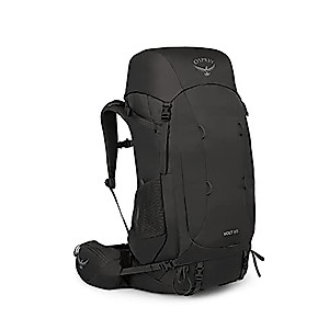 Osprey Volt 65L Men's Backpacking Backpack, Mamba Black, One Size, Extended Fit
