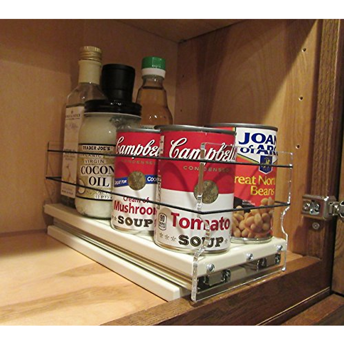 Vertical Spice - 5x1x11 DC - Heavy Duty Storage Organizer Drawer for Cabinets and Pantries - Size: 5.75" Width x 5.0" Height x 10.6" Depth - MADE IN USA