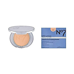 No 7 Lifit and Luminate Triple Action Finishing Powder-Light/Medium