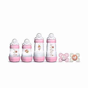 Newborn Essentials "Feed & Soothe" Set (6-Piece), Girl, Pink