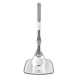 Steamfast SF-162 Light Weight Steam Mop, Natural Sanitization, Hardwood/Laminate/Tile/With Carpet Glider Spot Clean Accessory, Washable Mop Pads