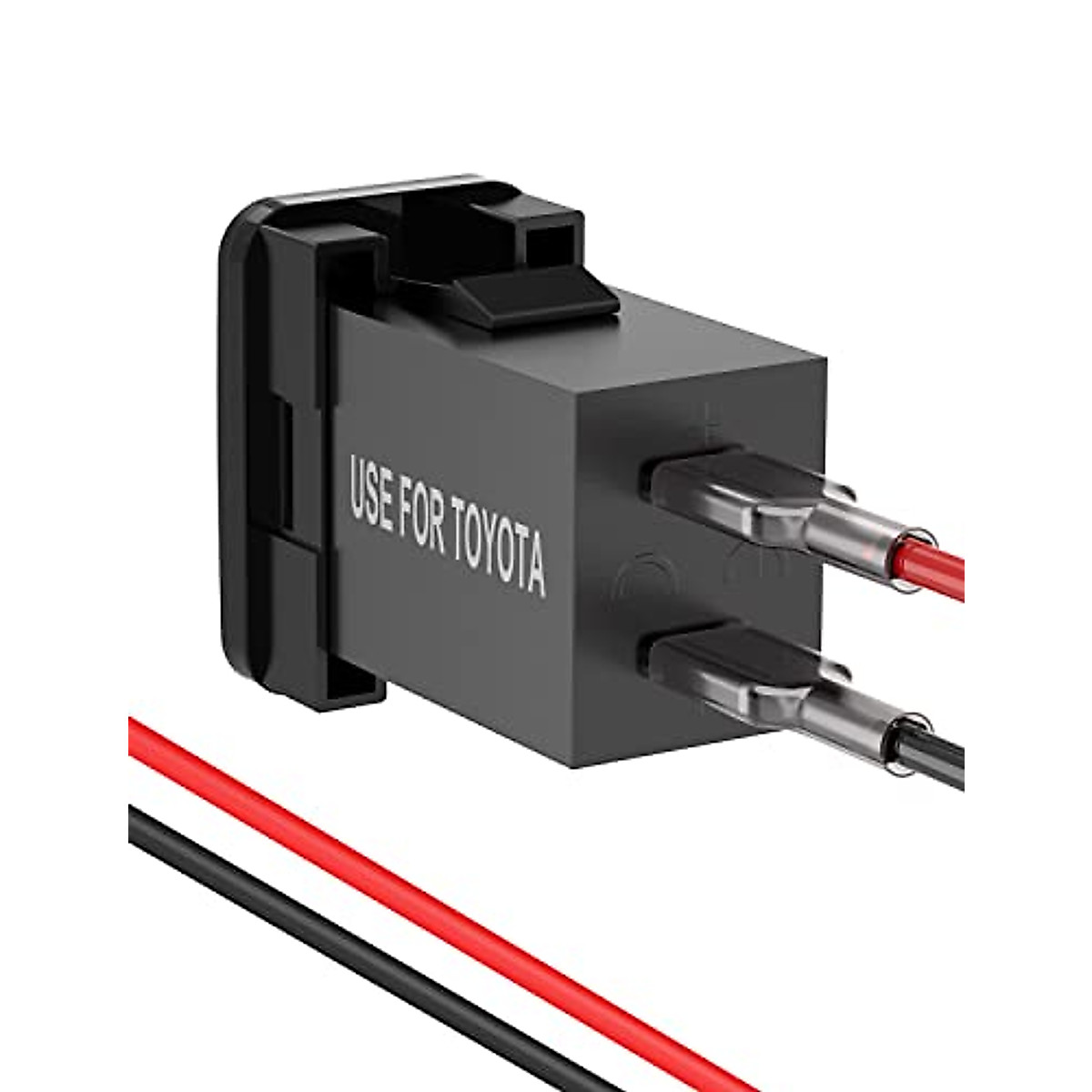 Carrkoopy for Toyota Quick Charge 3.0 USB Port Charger Socket, Car Charger Accessories, Compatible with Mobile Phones, Tablet, GPS, Digital Cameras, PDAs and Other USB Accessories (1.3 * 0.88inch)