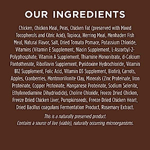 Instinct Grain Free Dry Dog Food, Original Raw Coated Real Chicken Natural High Protein Dog Food, 22.5 lb. Bag