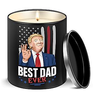 Dad Gifts for Fathers Day - Christmas Birthday Gifts from Son Daughter - Funny Bonus Step Dad Adoptive Father Best Father in Law Gifts for Men Cool Dad’s Scented Candle