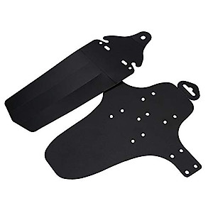2 Pieces Bicycle Mudguard, MoreChioce Bike Fenders Front Mudguard Bike Mud Guard Ultra Thin Plastic Rear Mudguard MTB Fork Mudguard