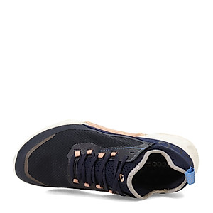 ECCO Women's Biom 2.1 Low Textile Trail Running Shoe, Night Sky/Blue Depths Nubuck, 8-8.5