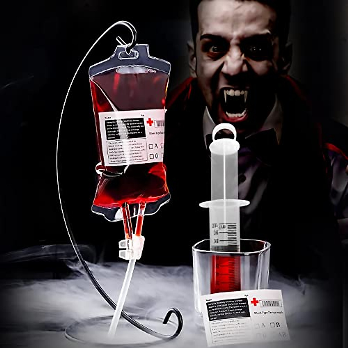 Halloween Blood Bags - 10 Pack for Party Favors