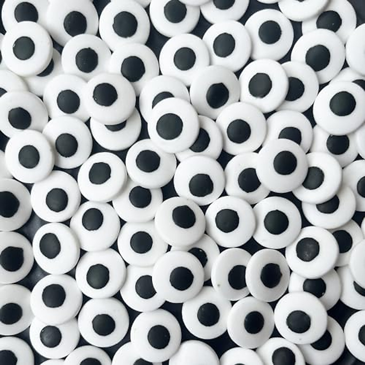 Weraru Big Candy Eyeballs Eye Ball Sweets Cake Cupcake Toppers Cookie Dessert Sprinkles Decorations for Birthday Party Supplies 4.2Ounce