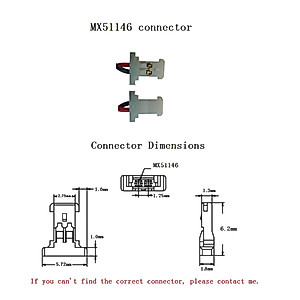 LJCELL CMOS Battery for Dell Alienware Alpha R1 Steam Machine i5 i7 Desktop,Fix Yellow Light BIOS RTC CR2032 Battery with 2 Wire Cable and Connector