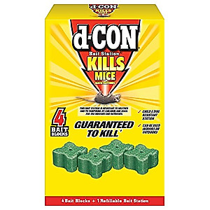 d-CON Bait Station Corner Fit - 1 bait station + 4 refills