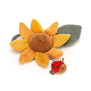 Jellycat Fleury Sunflower Baby Stroller Car Seat Activity Toy