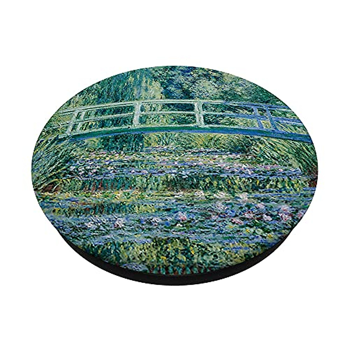 Monet's Water Lilies and Japanese Bridge Modern Art Painting PopSockets Swappable PopGrip