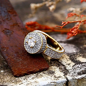 Moca Jewelry Iced Out Personalized Fashion Ring 18K Gold Plated Bling CZ Simulated Diamond Hip Hop Ring for Women (7)