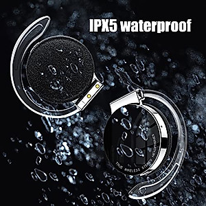 ESSONIO Open Ear Headphones Noise Cancelling Headphones Bluetooth earpiece Bluetooth Headset Runnning Headphones Workout Headphones Earbuds for Cell Phone IPX5 Waterproof with mic for Sports