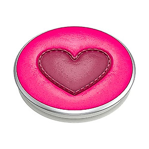 PopSockets PopTop (Top only. Base Sold Separately) Swappable Top for PopGrip Bases, PopGrip Slide, Otter+Pop & PopWallet+ - Stitched Love Heart