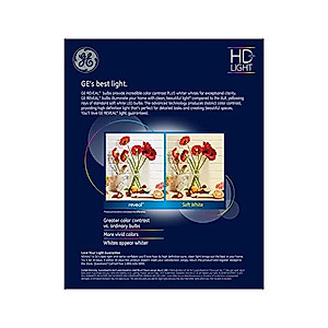 GE Reveal 6-Pack 65 W Equivalent Dimmable Color-Enhancing R30 LED Light Fixture Light Bulbs