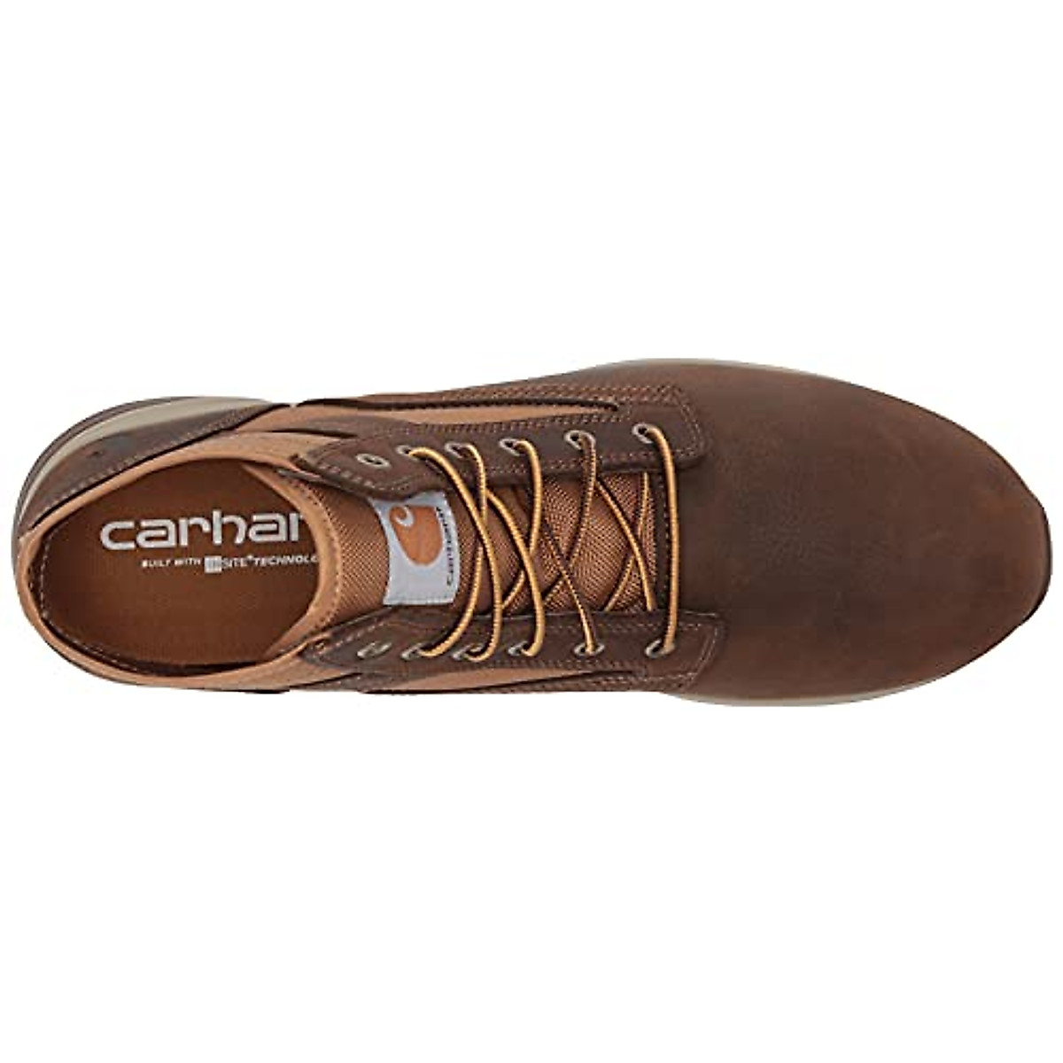 Carhartt mens Force 5" Lightweight Sneaker Soft Toe Ankle Boot, Brown Leather & Tan Duck, 10 US