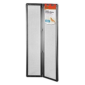 Zilla Pet Reptile Terrarium Fresh Air Screen Cover with Center Hinge 30" x 12"