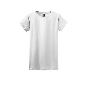 Gildan Ladies Soft Style Short Sleeve T-Shirt (S) (White)