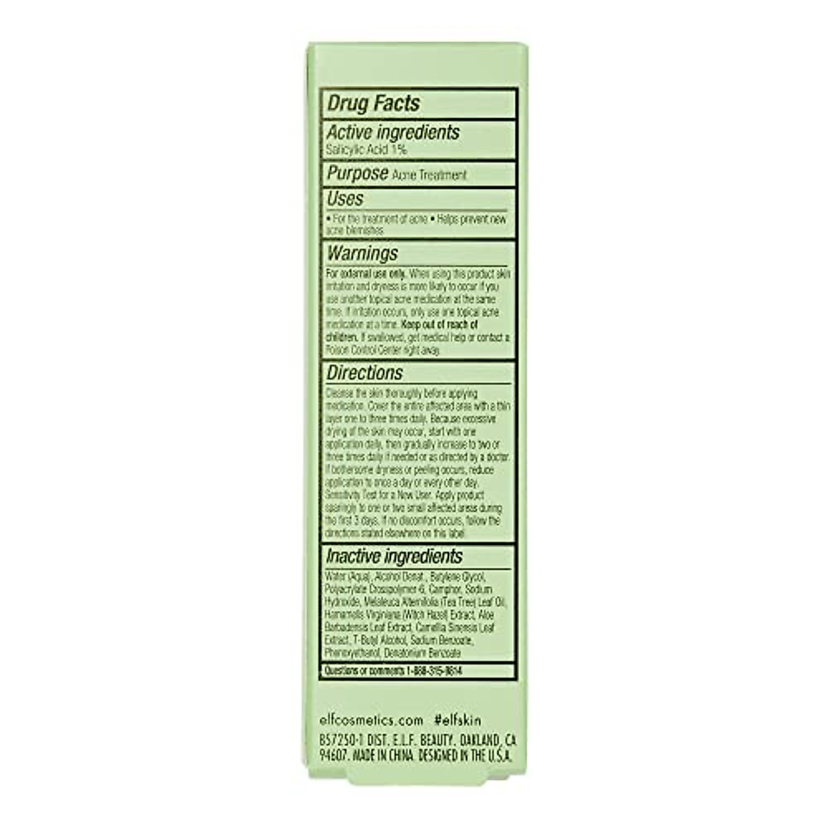 e.l.f. SKIN Blemish Breakthrough Acne Fighting Spot Gel, Roll-on Acne Spot Gel For Treating Blemishes, Made With Salicylic Acid, Vegan & Cruelty-Free