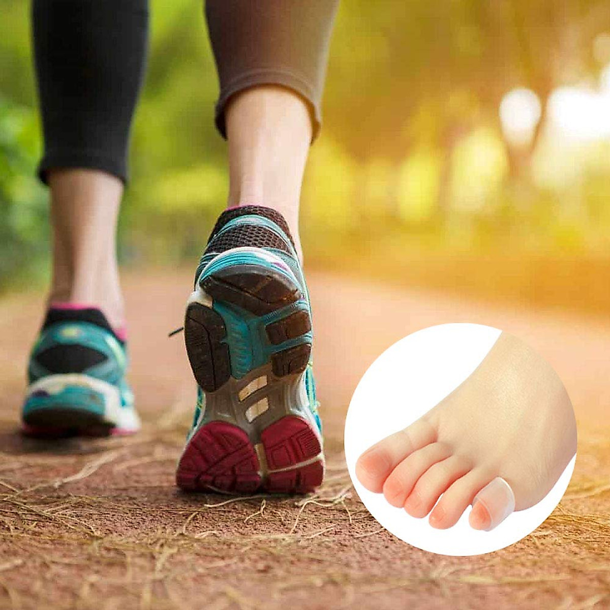 HioIoiH Pinky Gel Toe Sleeves Protectors 10 Pack for Blister,Corn, Calluses Relief Pain from Bunions, Friction,Hammer Toe Covers Reduce Friction