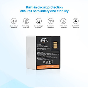 Batteries (2-Pack) Compatible with Arlo Ultra, Arlo Ultra 2, Arlo Pro 3, Arlo Pro 4, Arlo Pro 5S 2K Camera, VMA5400 A-4a, Battery for VMC4040P VMS5240 VMC5040 VMC4350P VMS4240P VMS4340P VMS5240B