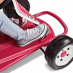 Radio Flyer Ultimate Go-Kart, 24 Volt Outdoor Ride On Toy, Pink Go Kart for Kids Ages 3-8, Large
