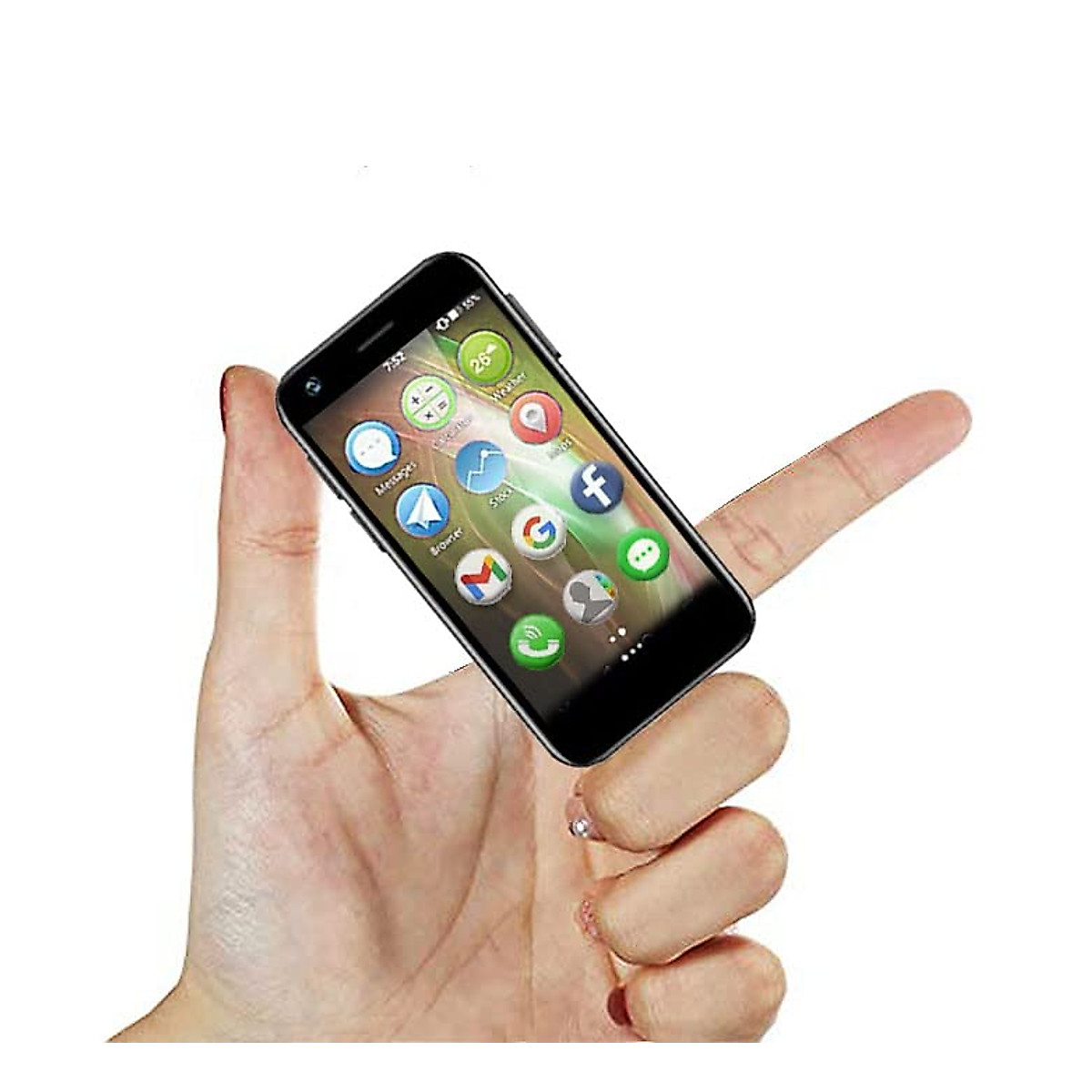 iLight Mini Smartphone 13 Pro World's Smallest 13 Pro 4G LTE Android Mobile Phone Super Small Tiny 3" Touch Screen 13+ Design Global Unlocked Great for Kids 2GB /16GB Tiny iPhone 13 Pro Max Look Alike