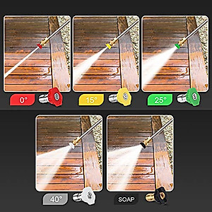 Pressure Washer mrliance Electric Power Washer 2.9GPM High Pressure Washer MR3000 Professional Car Washer with Hose Reel, 5 Nozzles, Soap Bottle for Cleaning Houses Driveways Fences Garden (Green)