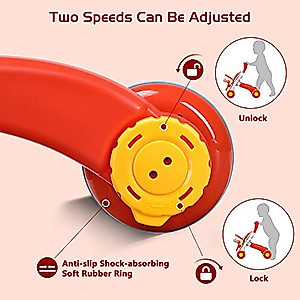 Boqi Sit-to-Stand Learning Walker 2 in 1 Baby Push Walker with Educational Activity Center, Learning Toys for Infant Toddlers Boys and Girls