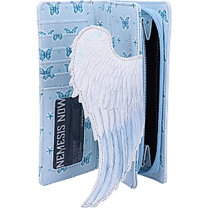 Nemesis Now White Angel Wings Embossed Purse 18.5cm