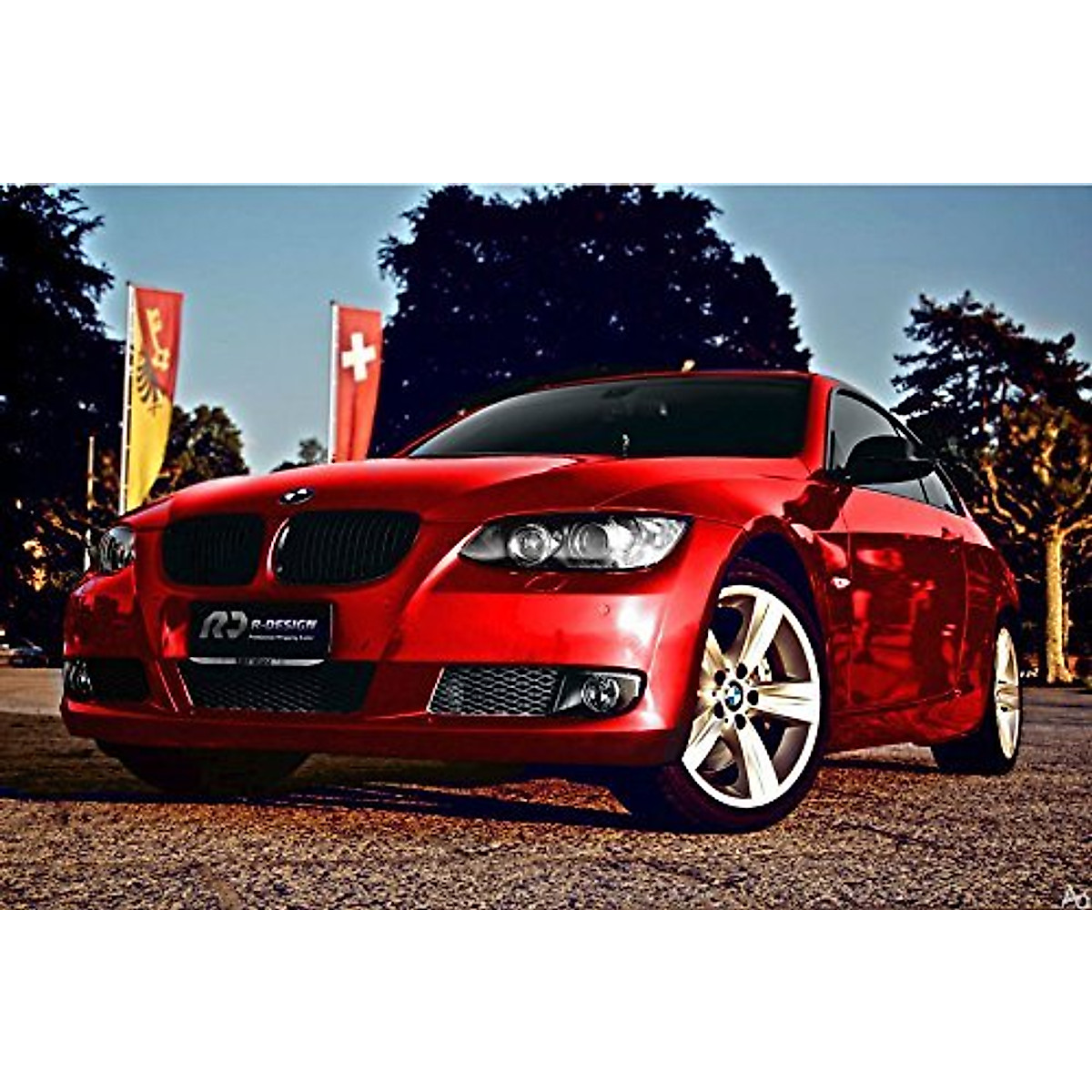 VViViD Red Mirror Chrome Cast Vinyl Wrap for Car, Boat, Bike 1 Foot x 5 Feet Self Adhesive Film Decal Air Release Bubble and Air-Free 3MIL-VViViD8