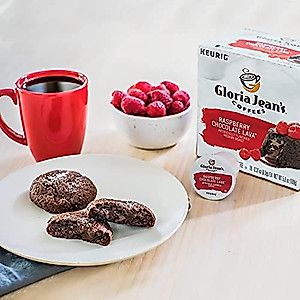 Gloria Jean's Coffees Raspberry Chocolate Lava, Single-Serve Keurig K-Cup Pods, Flavored Medium Roast Coffee Pods, 96 Count