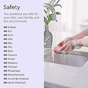 Puracy Organic Hand Soap, For the Professional Hand Washers We’ve All Become, Moisturizing Natural Gel Hand Wash Soap, Liquid Hand Soap Refills for Soft Skin (Refill Lavender & Vanilla, 48 Ounce)