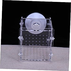 POPETPOP 4 Pcs Fish Acrylic Incubator Aquatic Pet Supplies Fish Hatchery Cage Fish Tank Tool Box Ornamental Fish Terrarium Baby Small Fish Aquarium