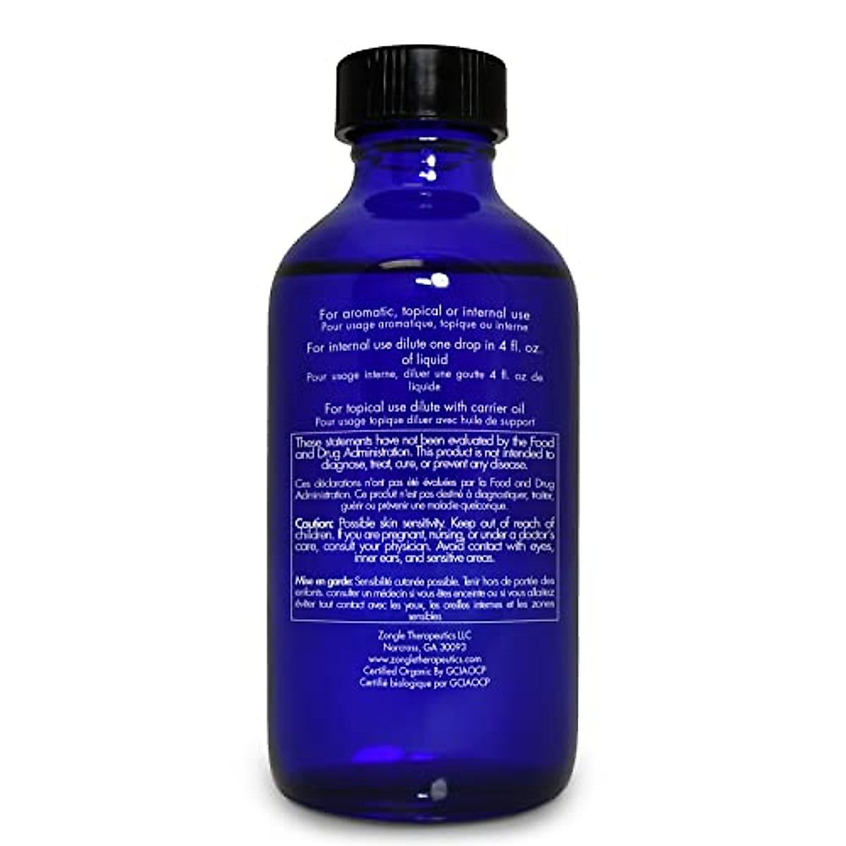 Zongle USDA Certified Organic Oregano Essential Oil, Safe to Ingest, Origanum Minutiflorum, 1 OZ