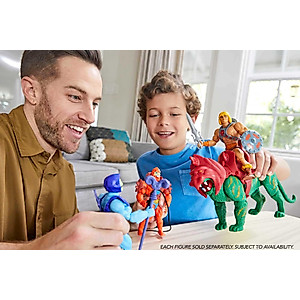 Masters of the Universe Origins Battle Cat 6.75-in Action Figure, He-Man's Loyal Tiger-like Eternian Creature for MOTU Storytelling Play and Display with Origins 5.5-in Figures, Gift for Kids Age 6+