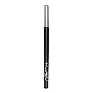 Palladio Wooden Eyeliner Pencil, Thin Pencil Shape, Easy Application, Firm yet Smooth Formula, Perfectly Outlined Eyes, Contour and Line, Long Lasting, Rich Pigment, Black