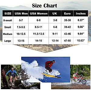 RANDY SUN Waterproof Work Socks for Unisex Athletic Crew Socks Hiking Running Hunting Outdoor Cycling Socks 1 Pair (Navy Blue,Small)