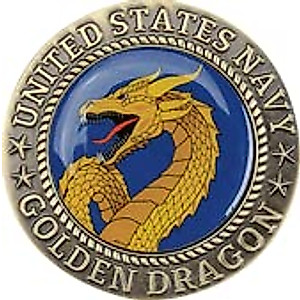 Navy Golden Dragon Challenge Coin