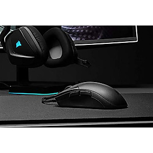 Corsair Sabre PRO Champion Series Gaming Mouse - Ergonomic Shape for Esports and Competitive Play - Ultra-Lightweight 69g - Flexible Paracord Cable QUICKSTRIKE Buttons with Zero Gap
