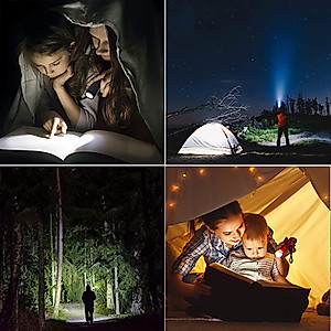 Small Mini Flashlights for Kids 8-Pack , 9-LED Mini Flashlight set with Lanyard Handheld Flashlight for Kids, 24-Pack AAA Battery Included, for Kids/Night Reading/Party/Camping/Emergency