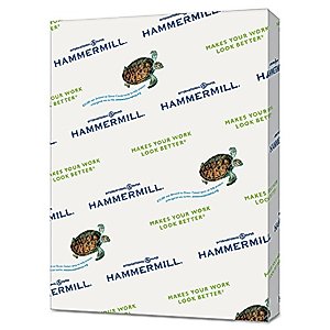Hammermill Colored Paper, 20 lb Salmon Printer Paper, 8.5 x 11-1 Ream (500 Sheets) - Made in the USA, Pastel Paper, 103119R