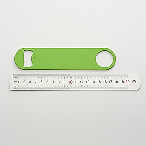 QLL 3 Pack 7" Heavy Duty Flat Bottle Opener, Black