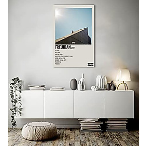 Aorozhi Daniel Caesar Poster Music Album Cover Poster Canvas Art Wall Pictures for Modern Office Decor Prints 12" x 18" Unframed