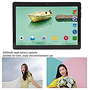 LBEC HD Tablet, 8 Core 2MP Rear Camera 1.6GHz 6000mAh WiFi Aluminum LCD 16GB ROM Home Tablet PC (US Plug)